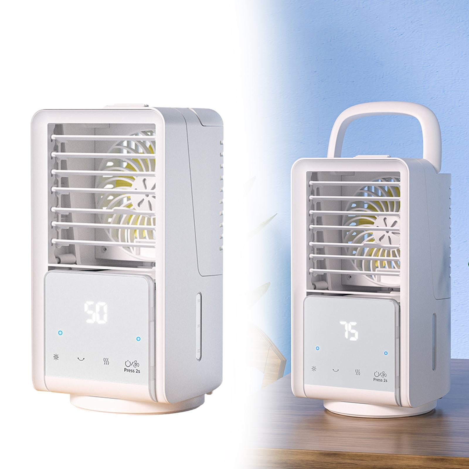 TAKTUK Clearance!Cold Fan Spray Water Fan Desktop Charging Outdoor ...