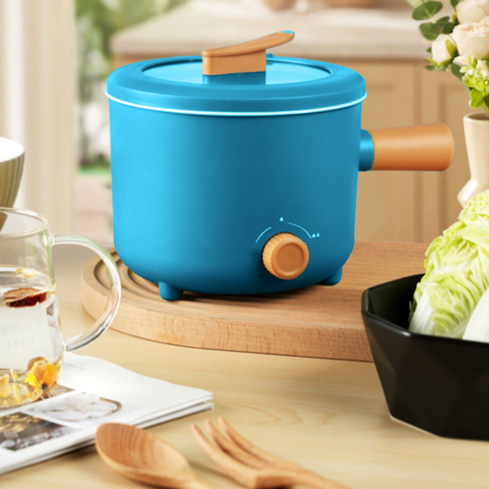 TAKTUK Electric Cooking Pot Multifunctional Non Stick Electric Cooking ...