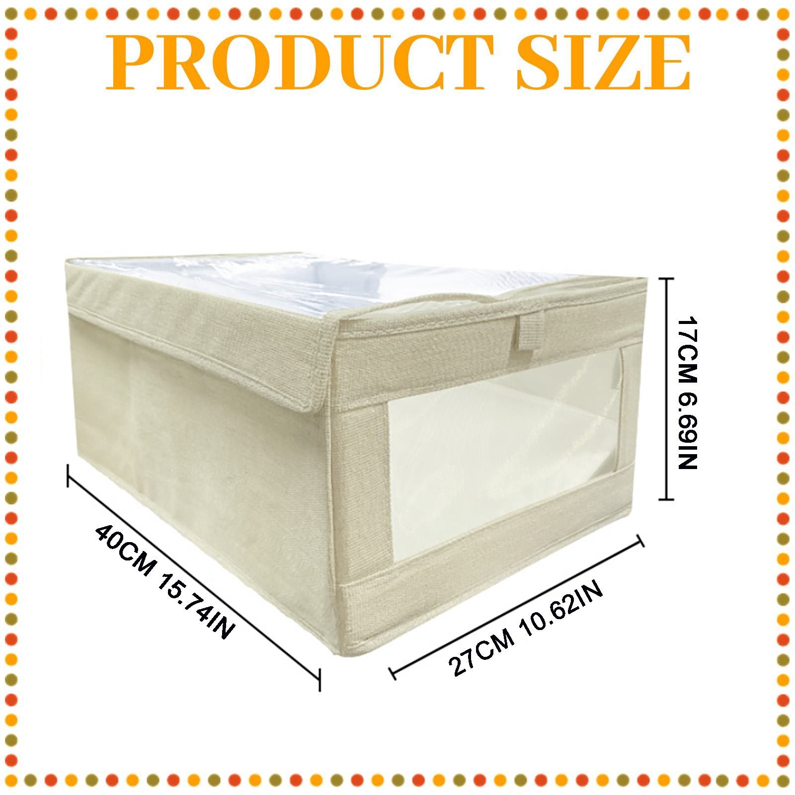 TAKTUK Linen Closet Organizers and Storage, Foldable Closet Storage ...