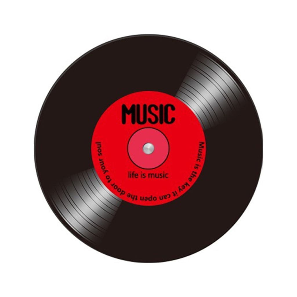 TAKTUK Music Record Area Rug Bedroom Decor MUSIC Printed Soft Fabric ...