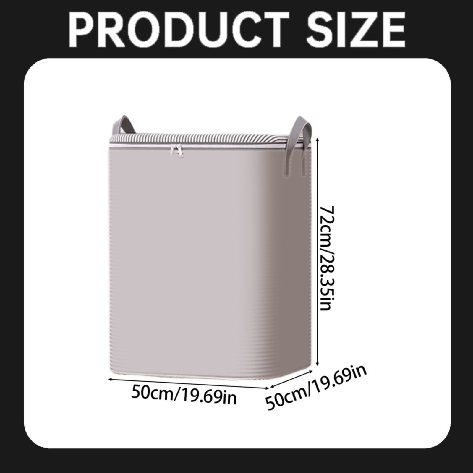 TAKTUK Storage Bins, Cloth Storage Box for Quilt Storage Box Folding Wardrobe Fabric Extra Large ...