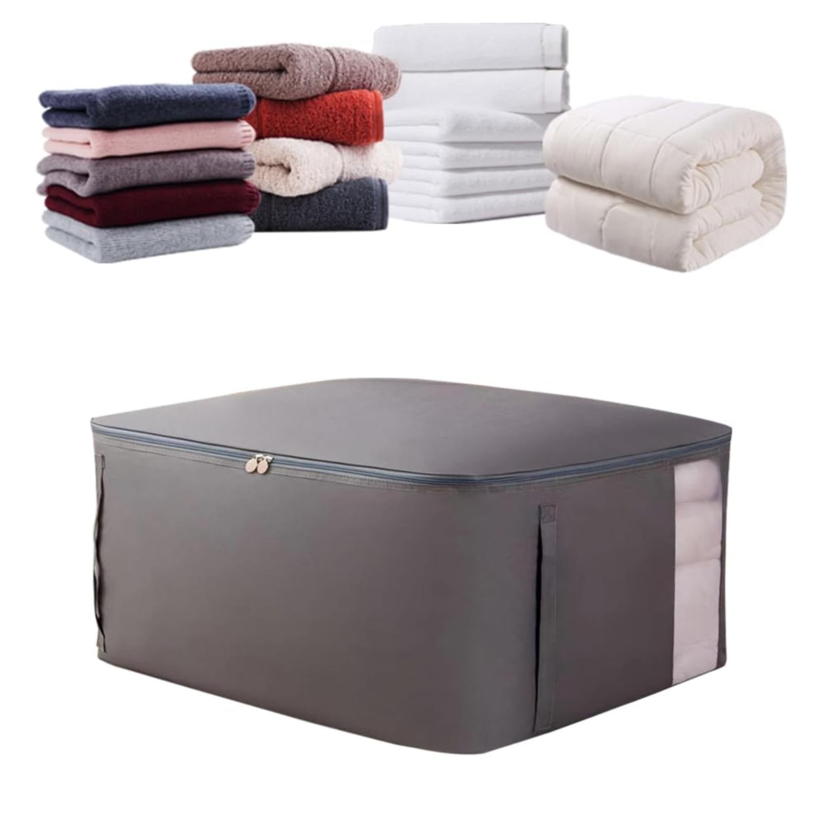 TAKTUK Storage Bins,Saving Self Compression Organizer Foldable Closet ...