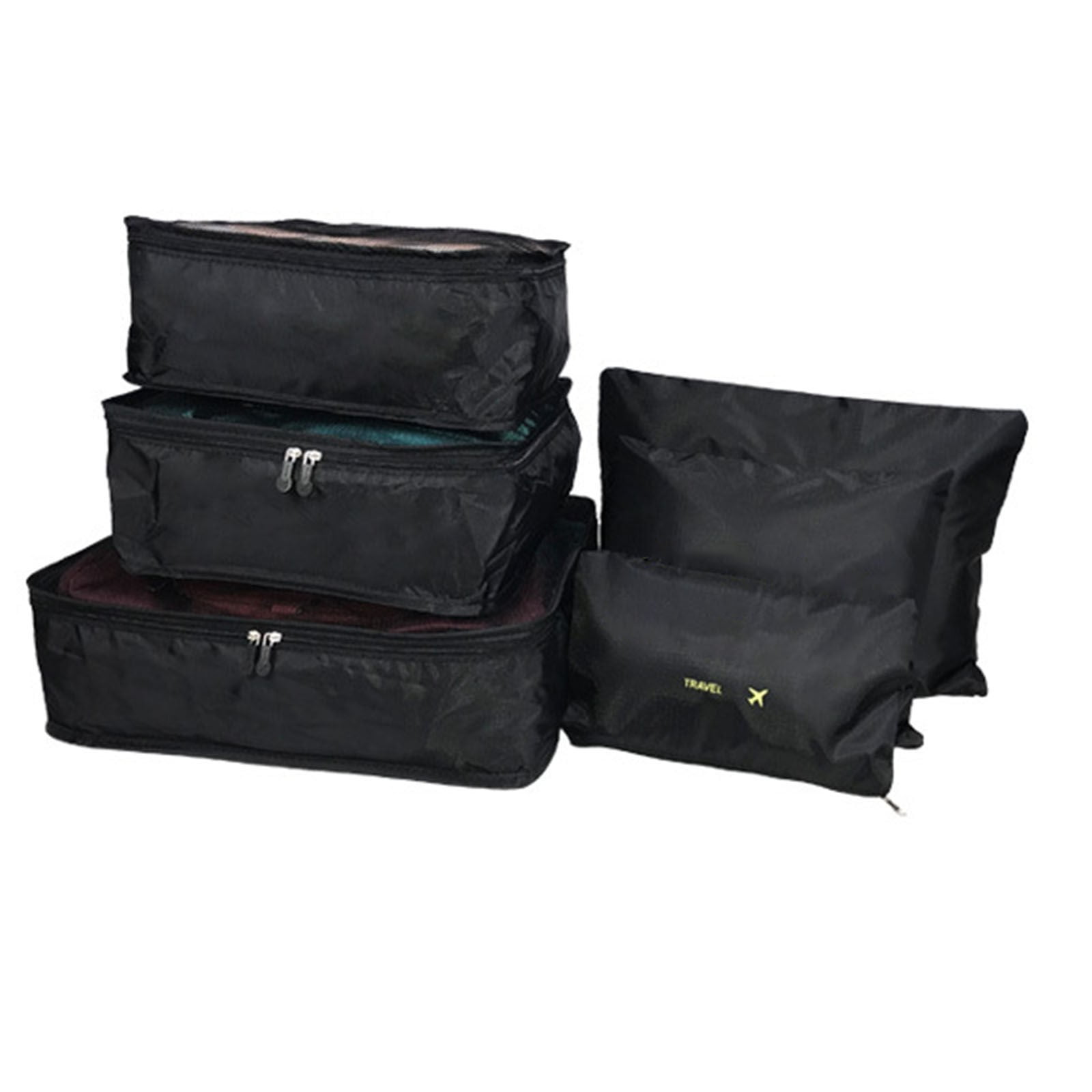 TAKTUK Storage Bins,with Shoe Travel Cubes Carry on Packing Luggage ...