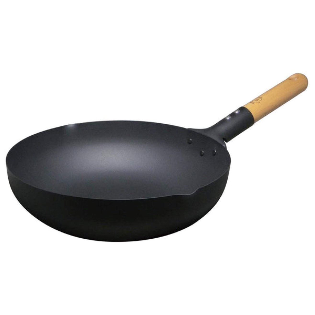 TAKUMI JAPAN Magma Plate Iron Stir Frying Wok 24cm - Walmart.com