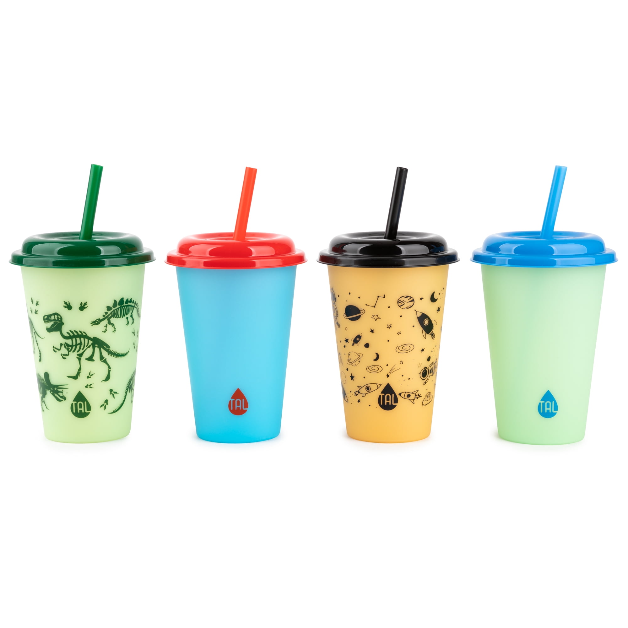 TAL Kids Color Changing Cups 12 fl oz Blue, 4 Pack - Walmart.com