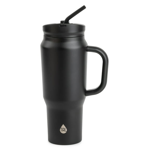 TAL Stainless Steel Basin Water Bottle 30oz, Black - Walmart.com