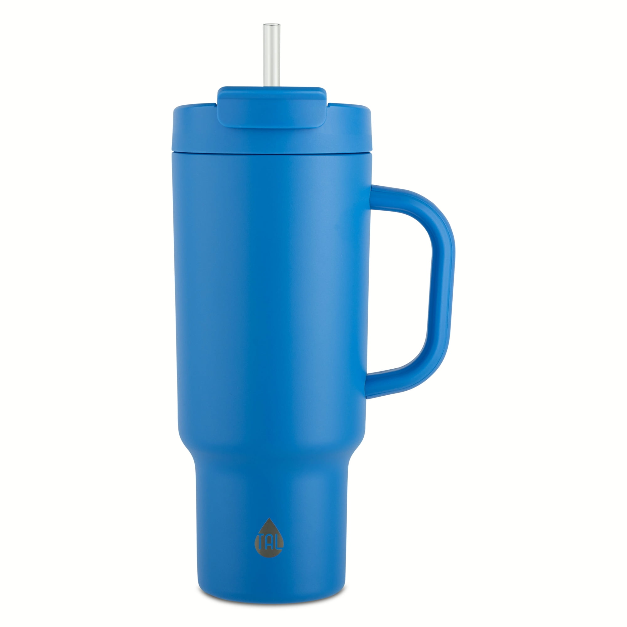 TAL 40oz Stainless Steel Hudson Tumbler with Straw, Blue - Walmart.com