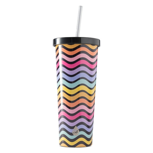 TAL Stainless Steel Ivy Tumbler with Straw 24oz, Rainbow - Walmart.com