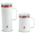 TAL Stainless Steel Mountaineer Coffee Mug 2 Pack - 20 fl oz & 12 fl oz ...
