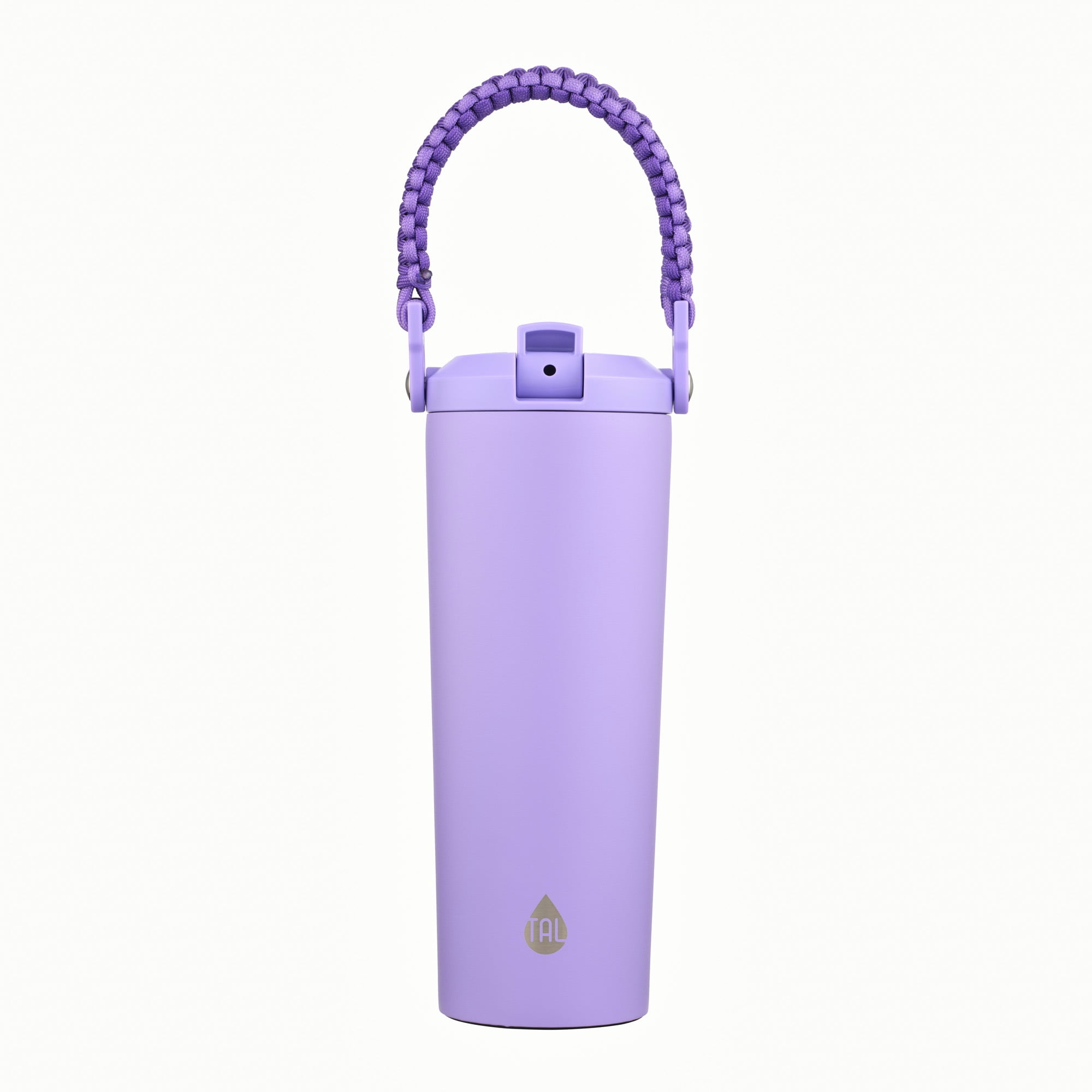 TAL Stainless Steel Paracord Handle Water Bottle 24 fl oz, Purple ...