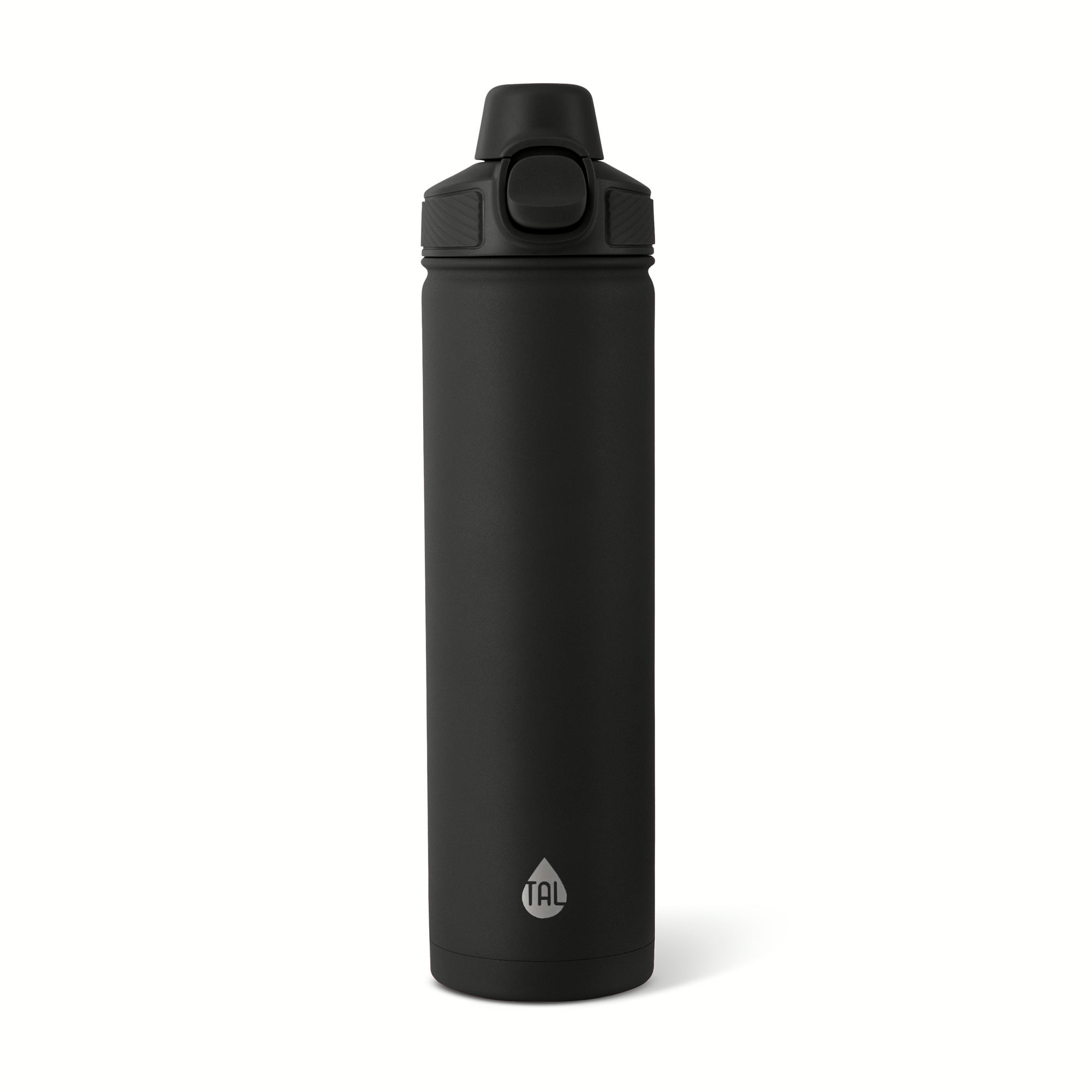 TAL Stainless Steel Ranger Push Lock Lid Water Bottle 28 fl oz, Black ...