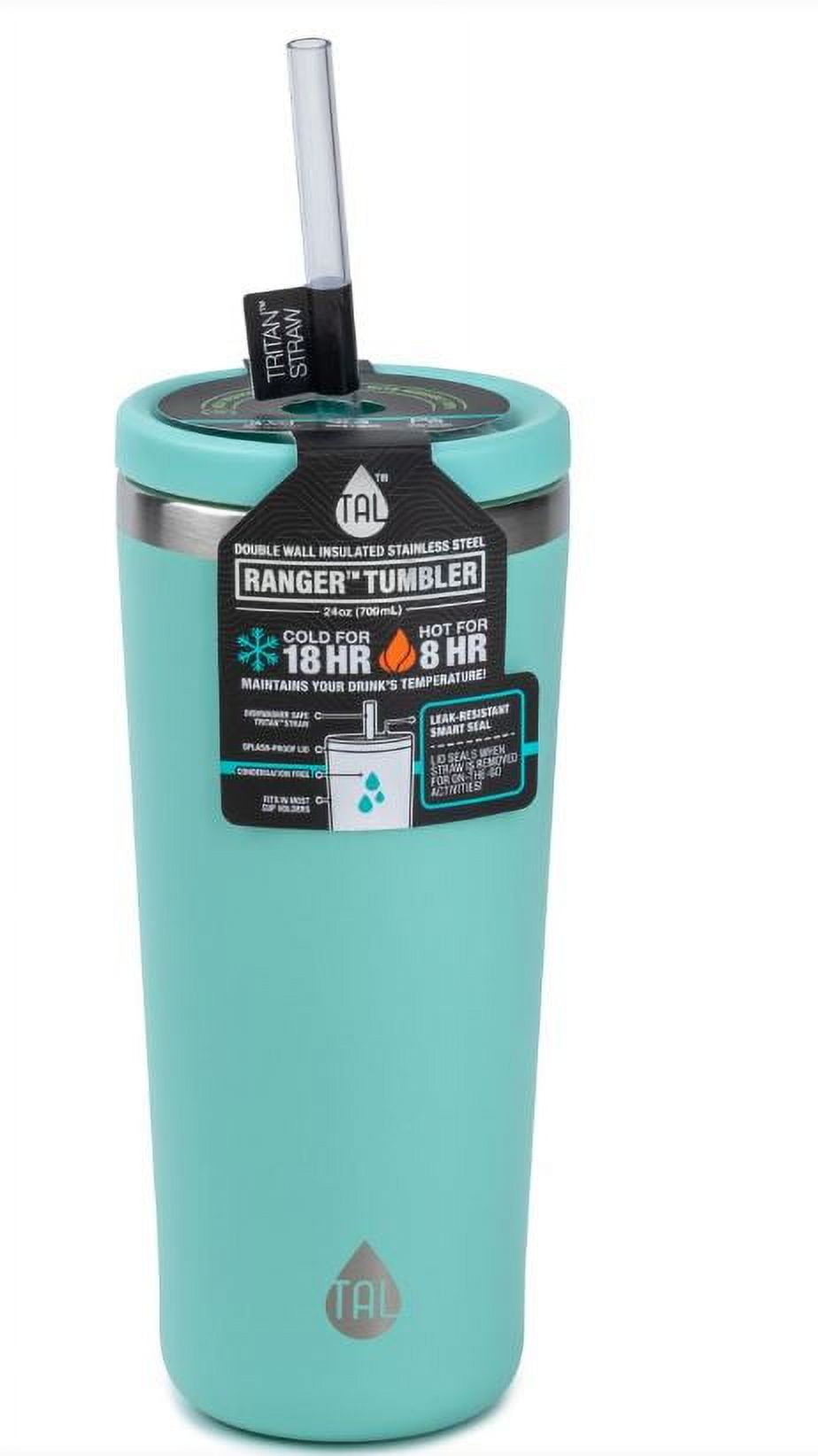 TAL Stainless Steel Ranger Tumbler Water Bottle 24 fl oz, Mint Green ...