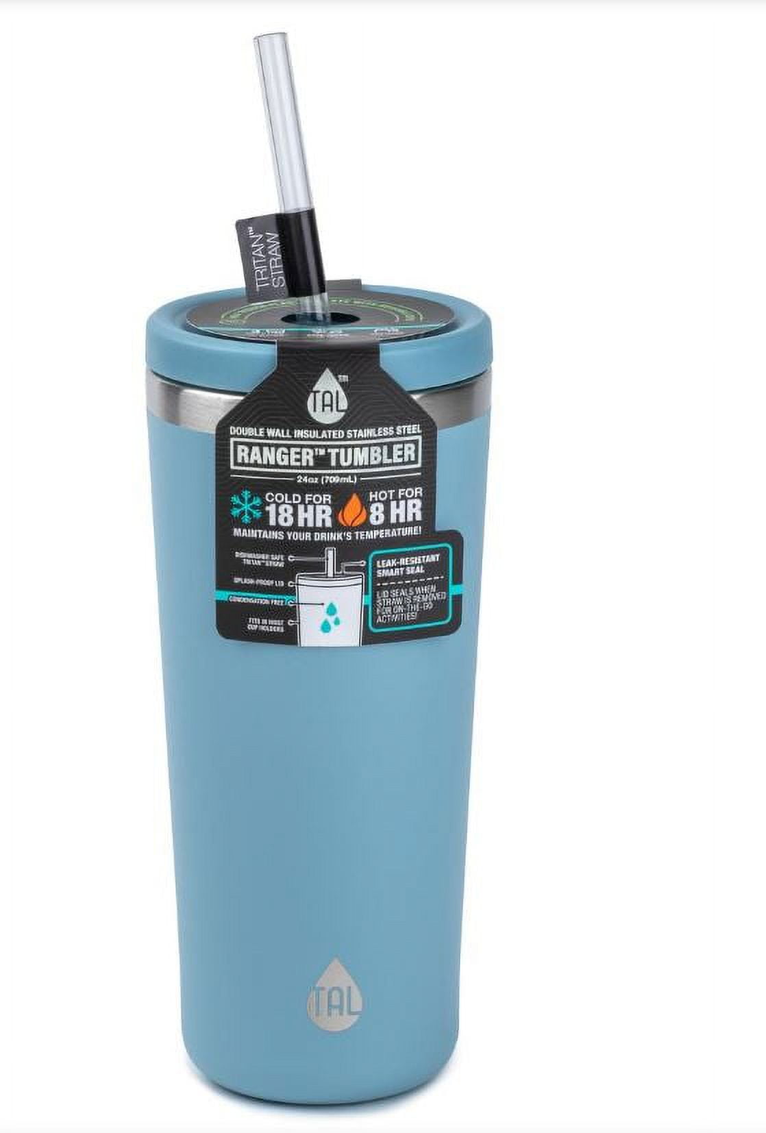 TAL Stainless Steel Ranger Tumbler Water Bottle 24 fl oz, Slate Blue ...