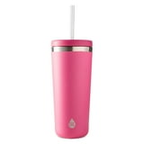 TAL Stainless Steel Ranger Tumbler with Straw 24oz, Pink - Walmart.com