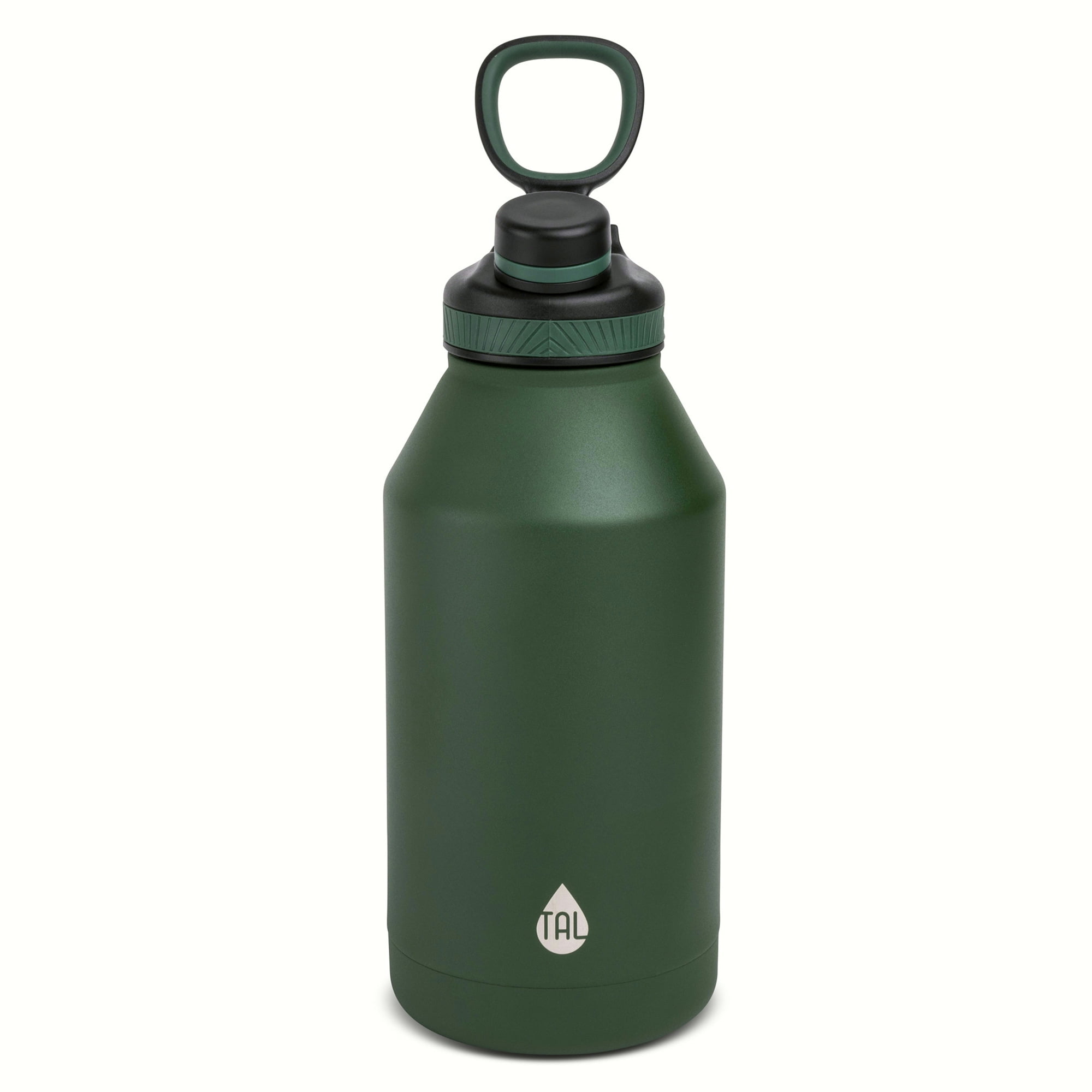 TAL Stainless Steel Ranger Water Bottle 64oz, Dark Green - Walmart.com