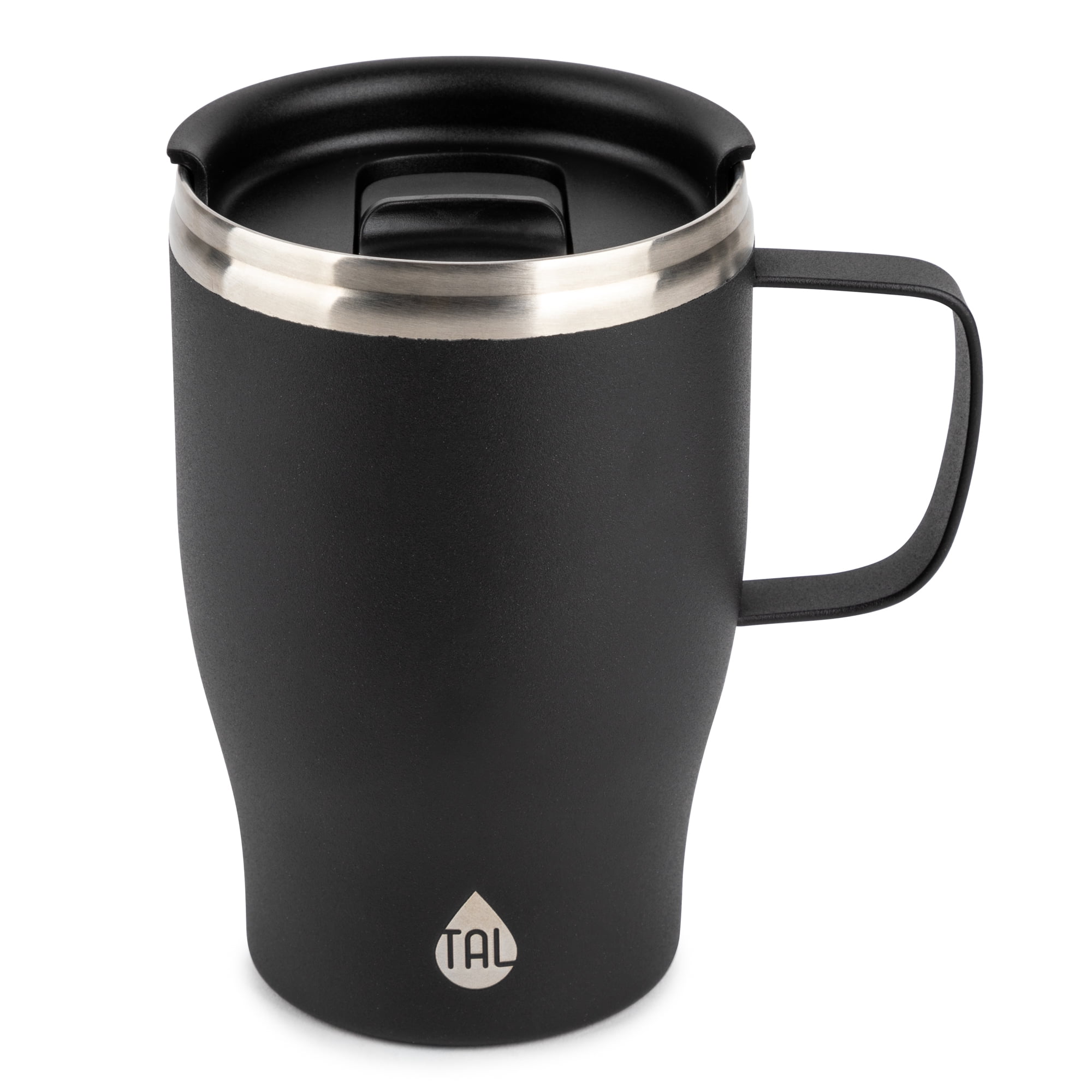 TAL Stainless Steel Sienna Mug 15 fl oz, Black - Walmart.com