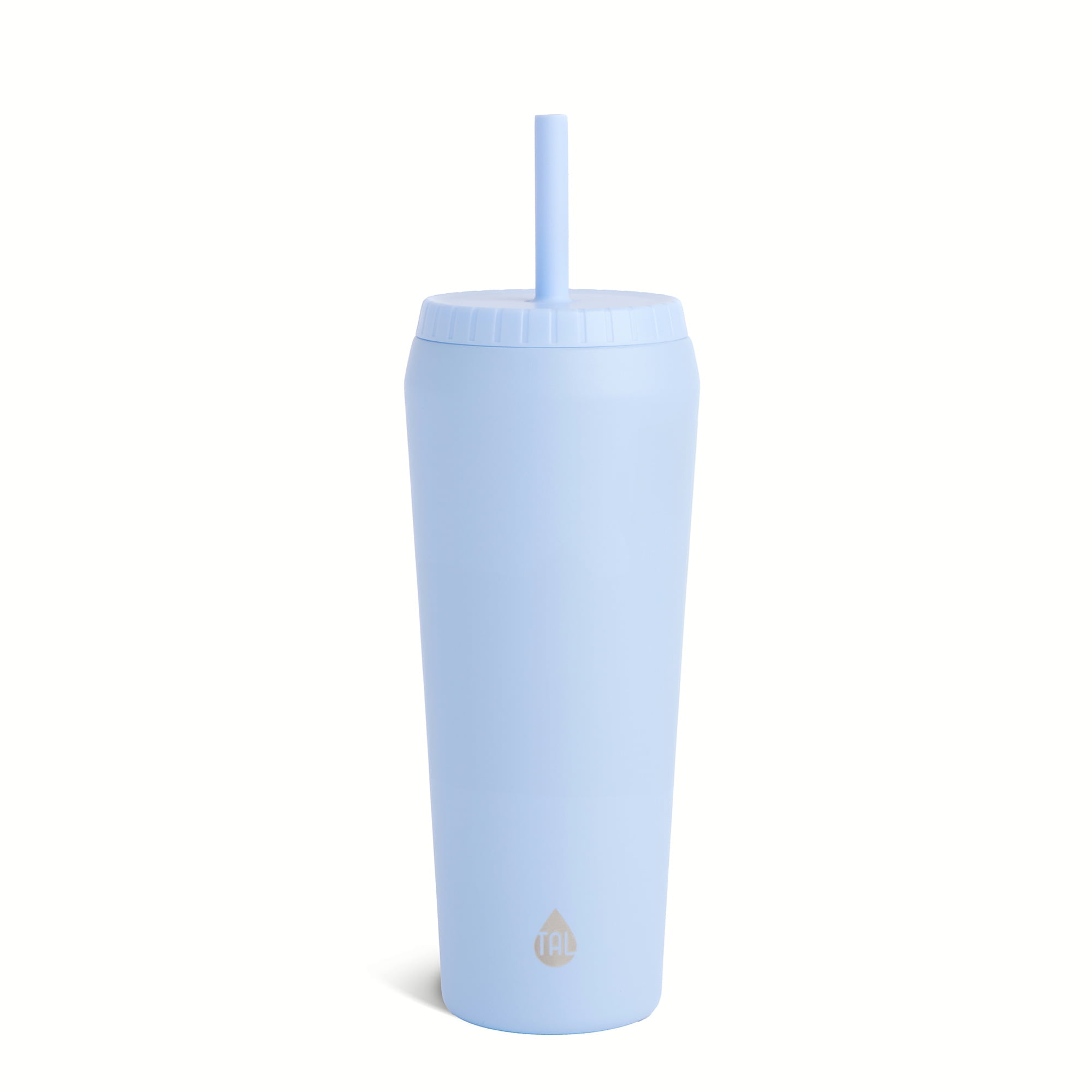 TAL Stainless Steel Spring Tumbler with Straw 32 oz, Blue - Walmart.com
