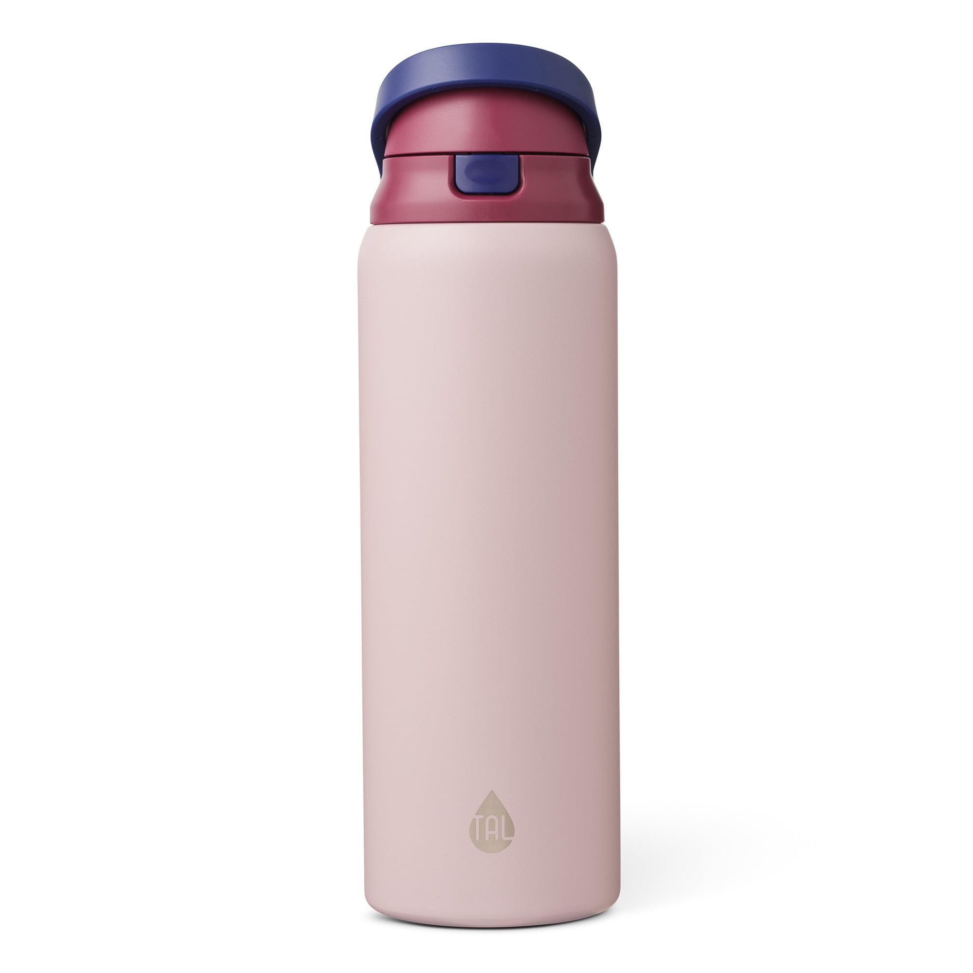 TAL 32oz Stainless Steel 2-in-1 Water Bottle with Straw and Chug Lid ...