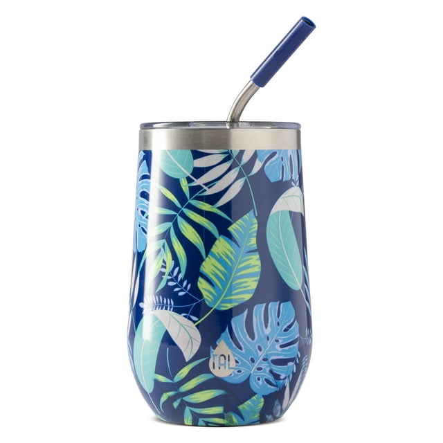 TAL Stainless Steel Wine Tumbler 16oz - Sliding Lid - Walmart.com
