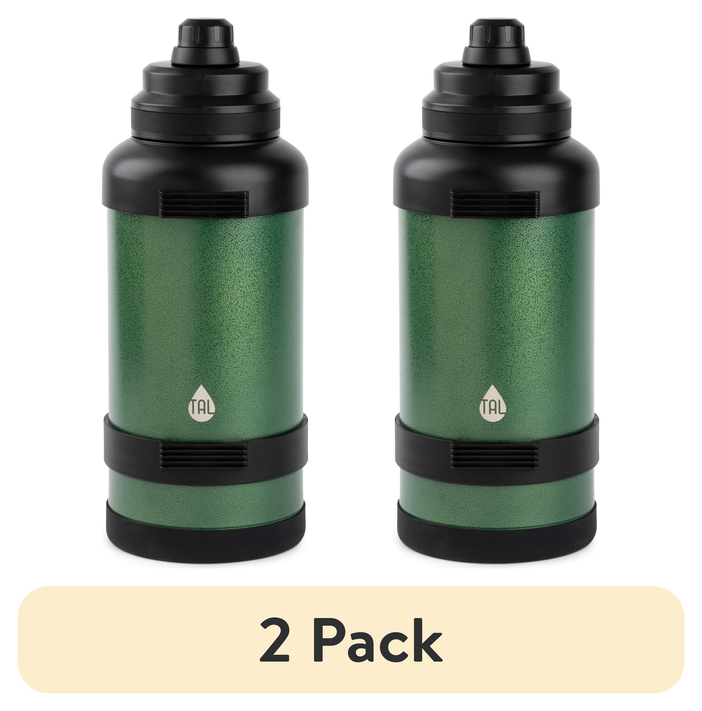 (2 pack) TAL Stainless Steel Zeus Water Bottle 3 Liter, Green - Walmart.com