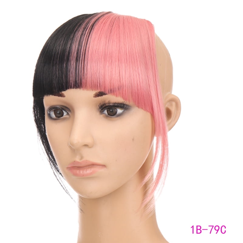 TALANG Clip In Hair Bangs Hairpiece Clip In Hair Extension Synthetic ...