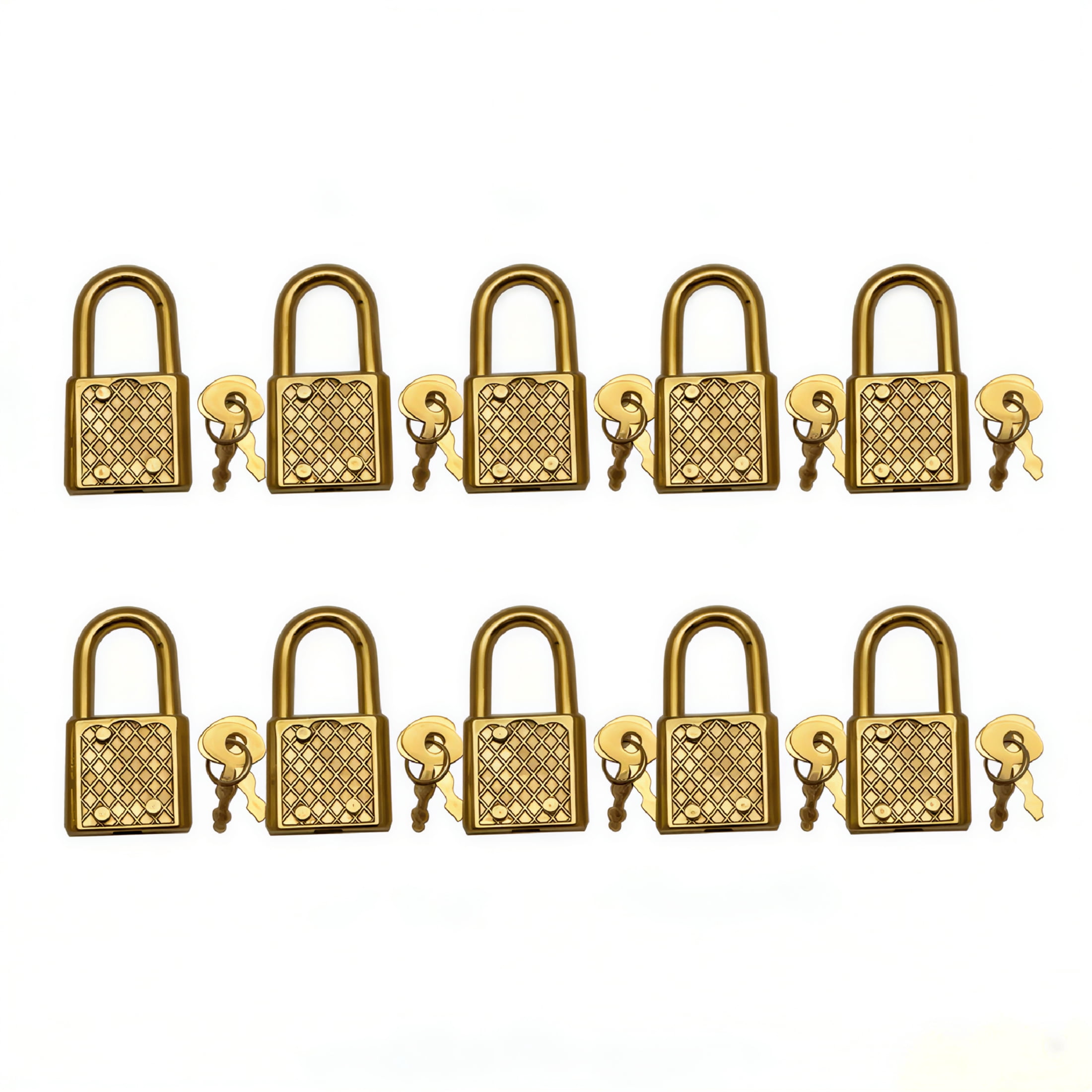TALENO 10 Pcs Miniature Locks Padlock Rust-proof Padlocks Long-lasting ...
