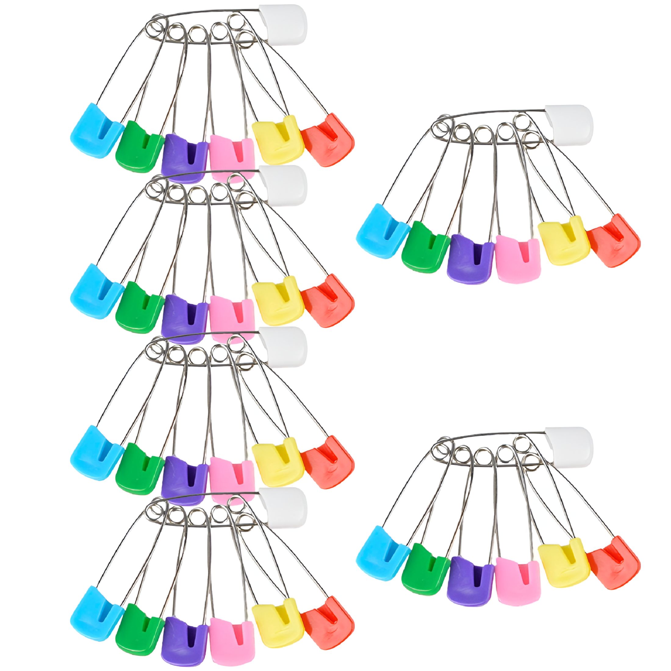 TALENO 100 Pcs Child Safety Pins Diapers Adult Baby Nappies Baby Diaper ...