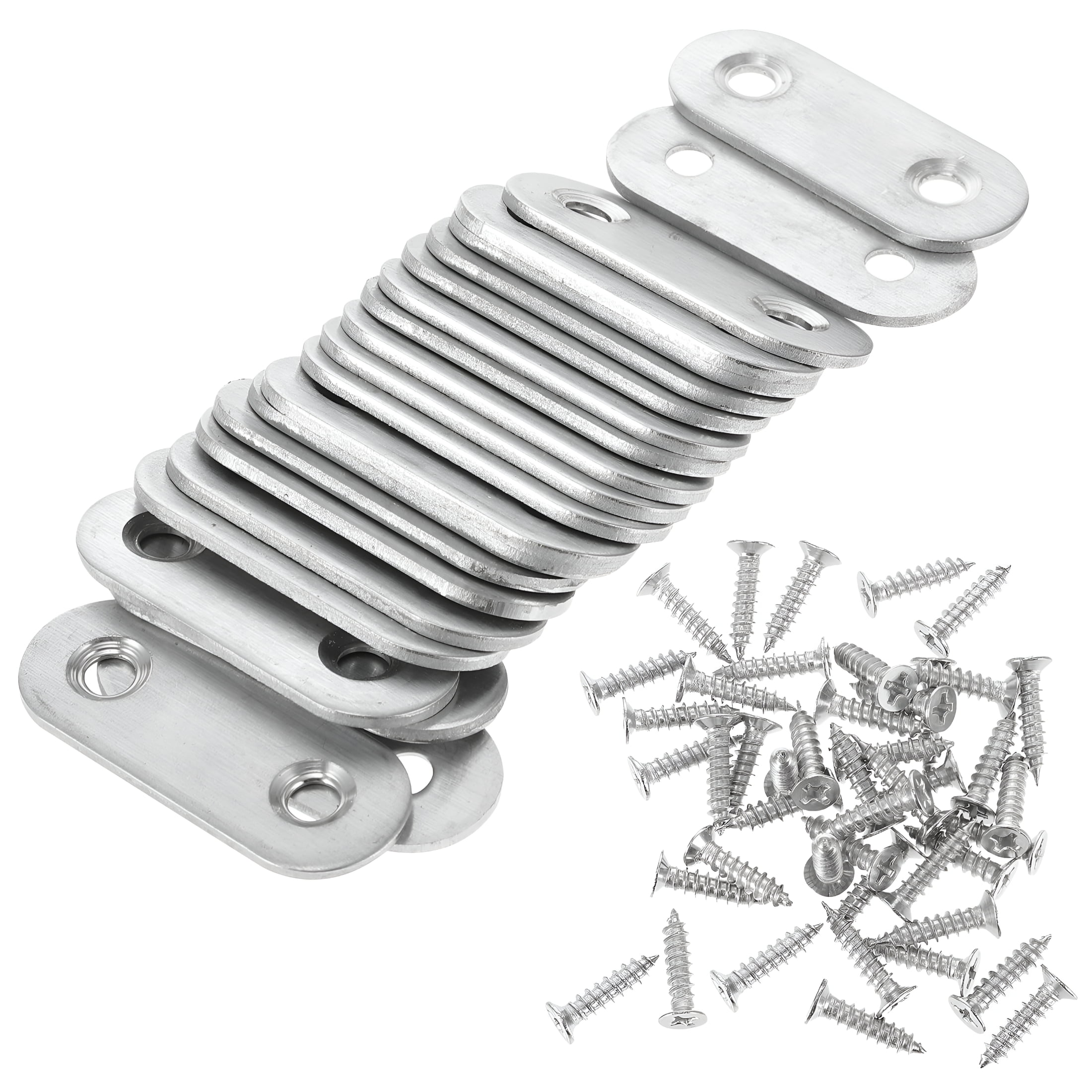 TALENO 22 Pcs Corner Connector Stainless Straight Brace Brackets for ...