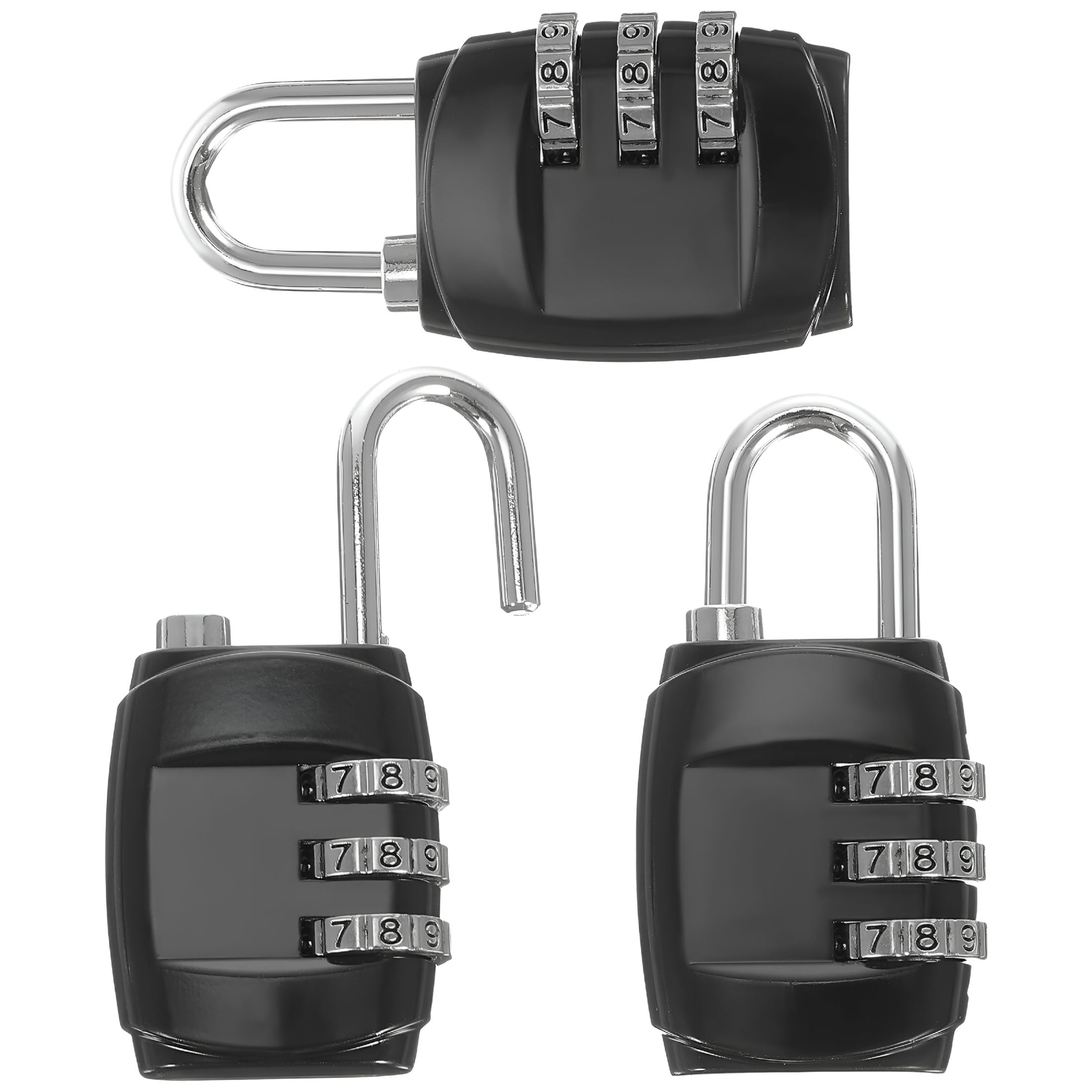 TALENO 3 Pcs Outdoor Combination Lock Weatherproof Locker Room Locks ...