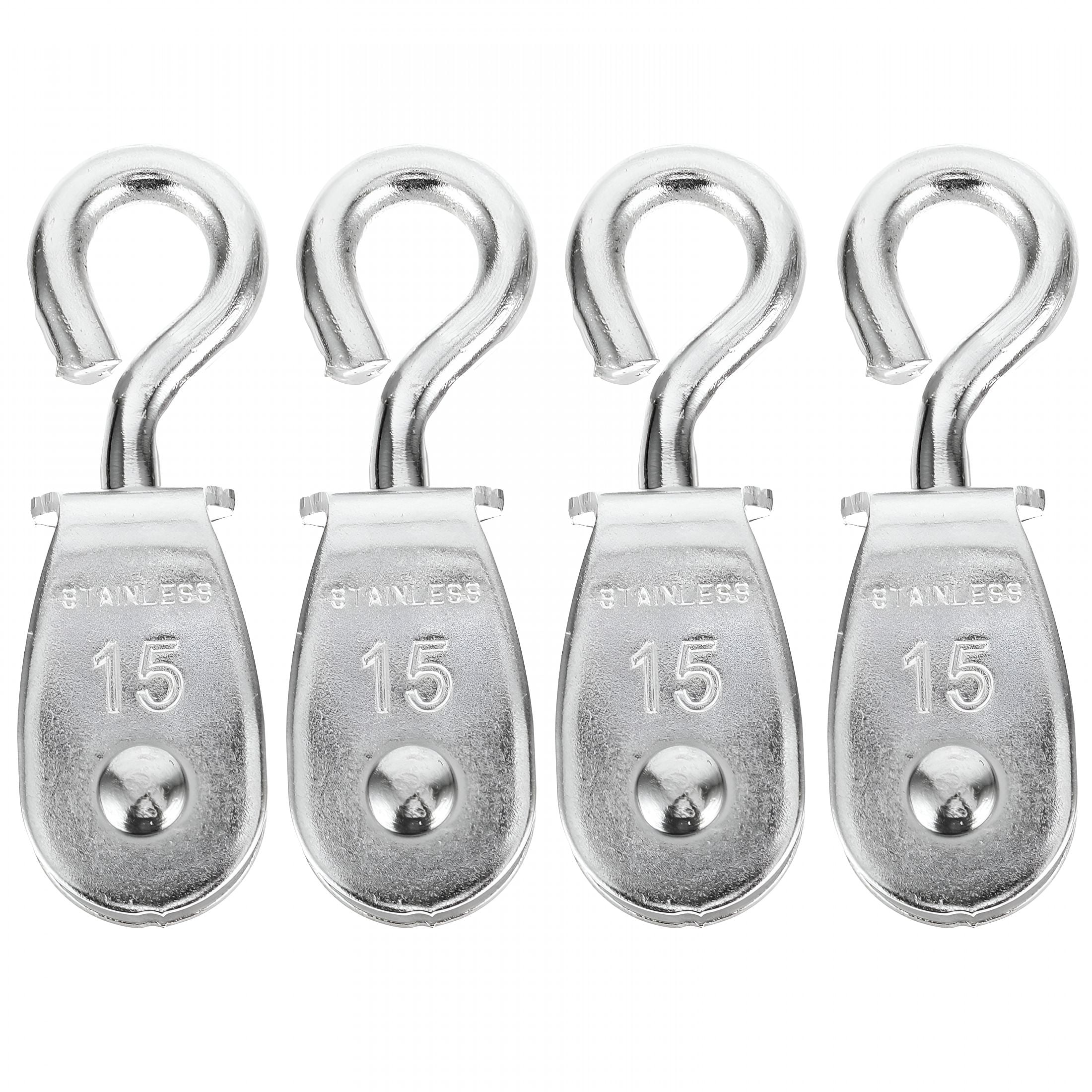 TALENO 4pcs Crane Wire Rope Pulleys Small Lifting Pulley Steel Pulley ...