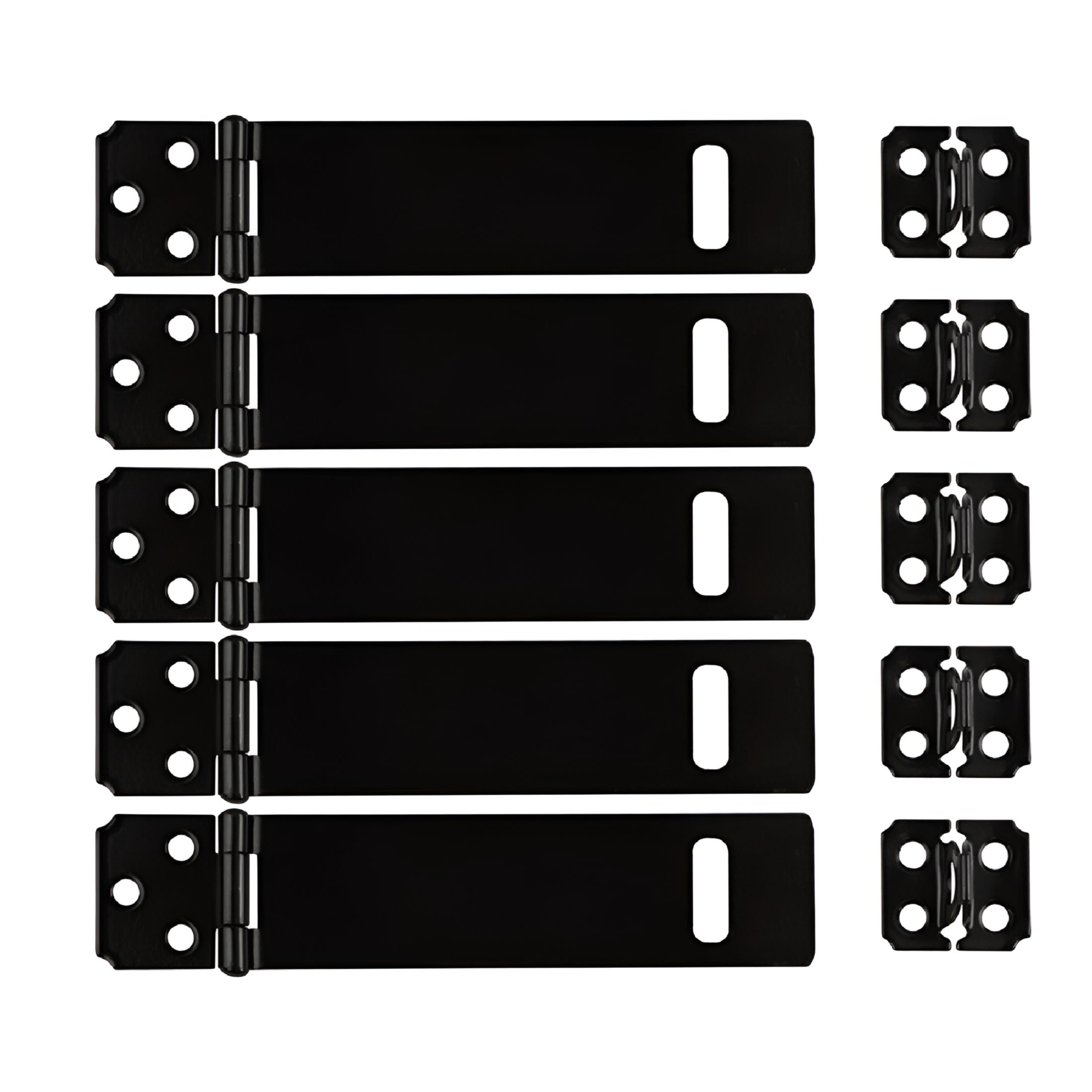 TALENO 5 Pack Black Metal Clasp Latch for Security Fastening Gates ...