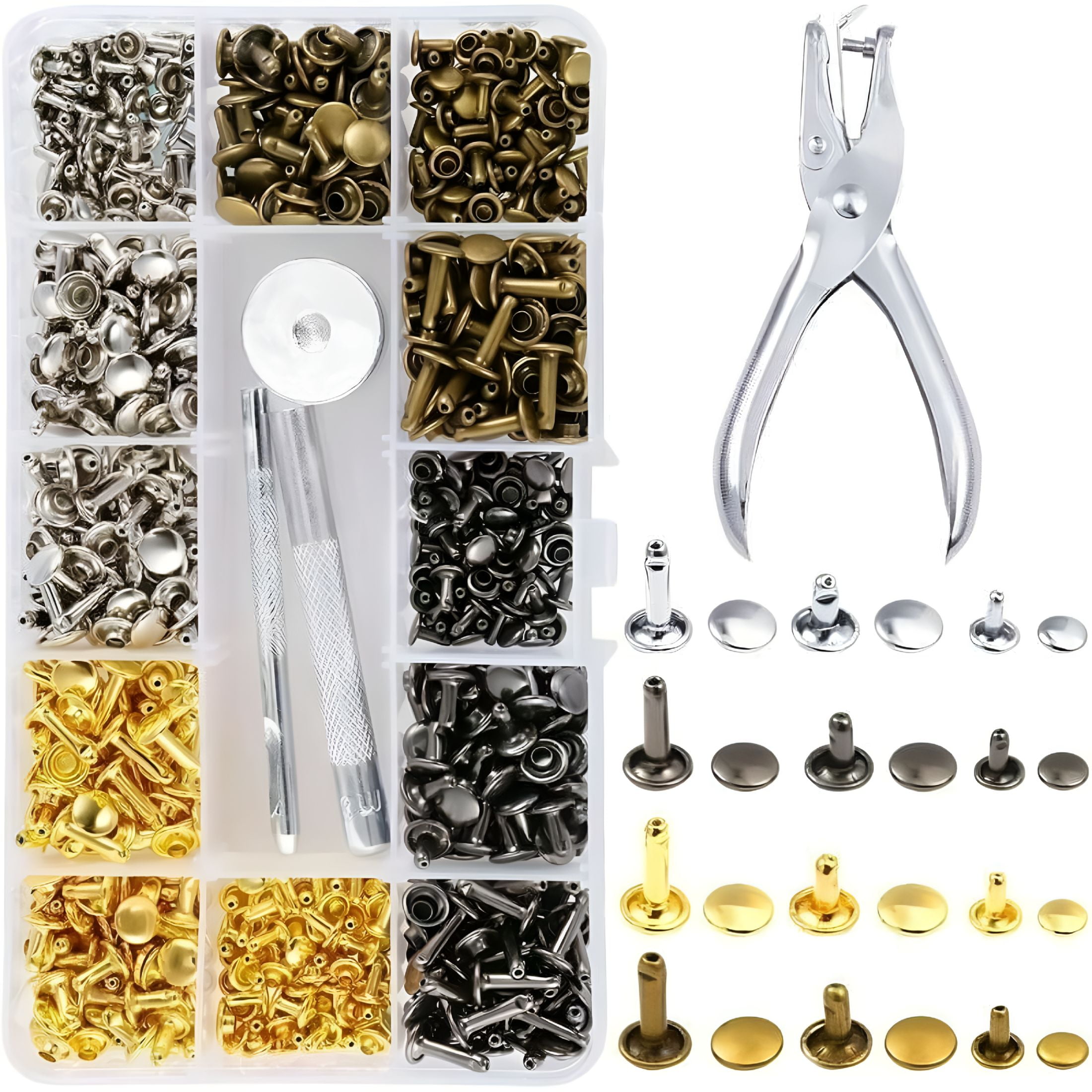 TALENO Cutlery Rivets for Knife Handle Fasteners,Easy to Use Rivets for ...