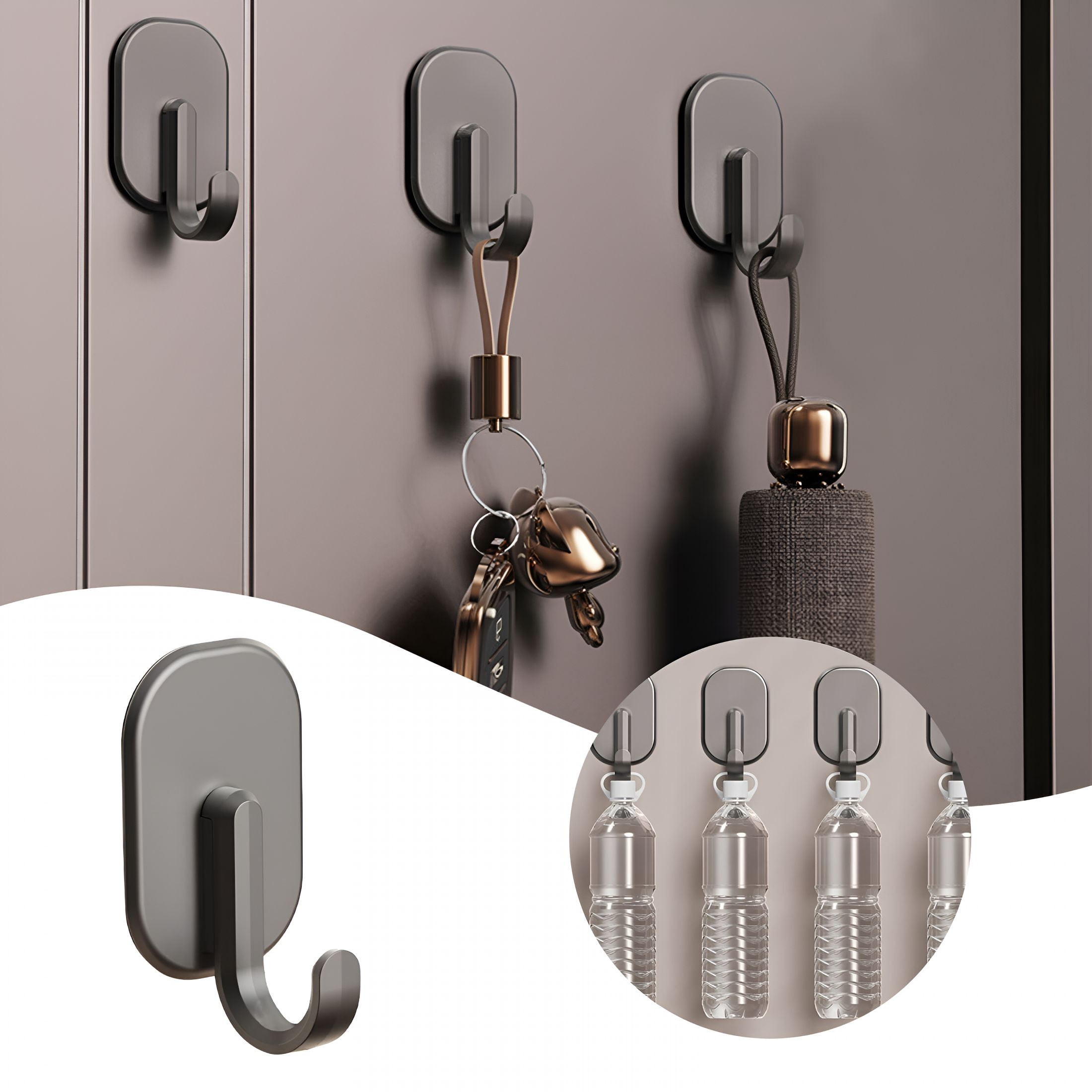 TALENO Magnetic Hooks 30 LBS Magnetic Hooks Heavy Duty Strong Neodymium ...