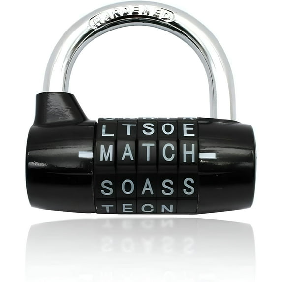 TALENO Secure Letter Word Lock,Heavy Duty Alloy 5-Letter Combination ...
