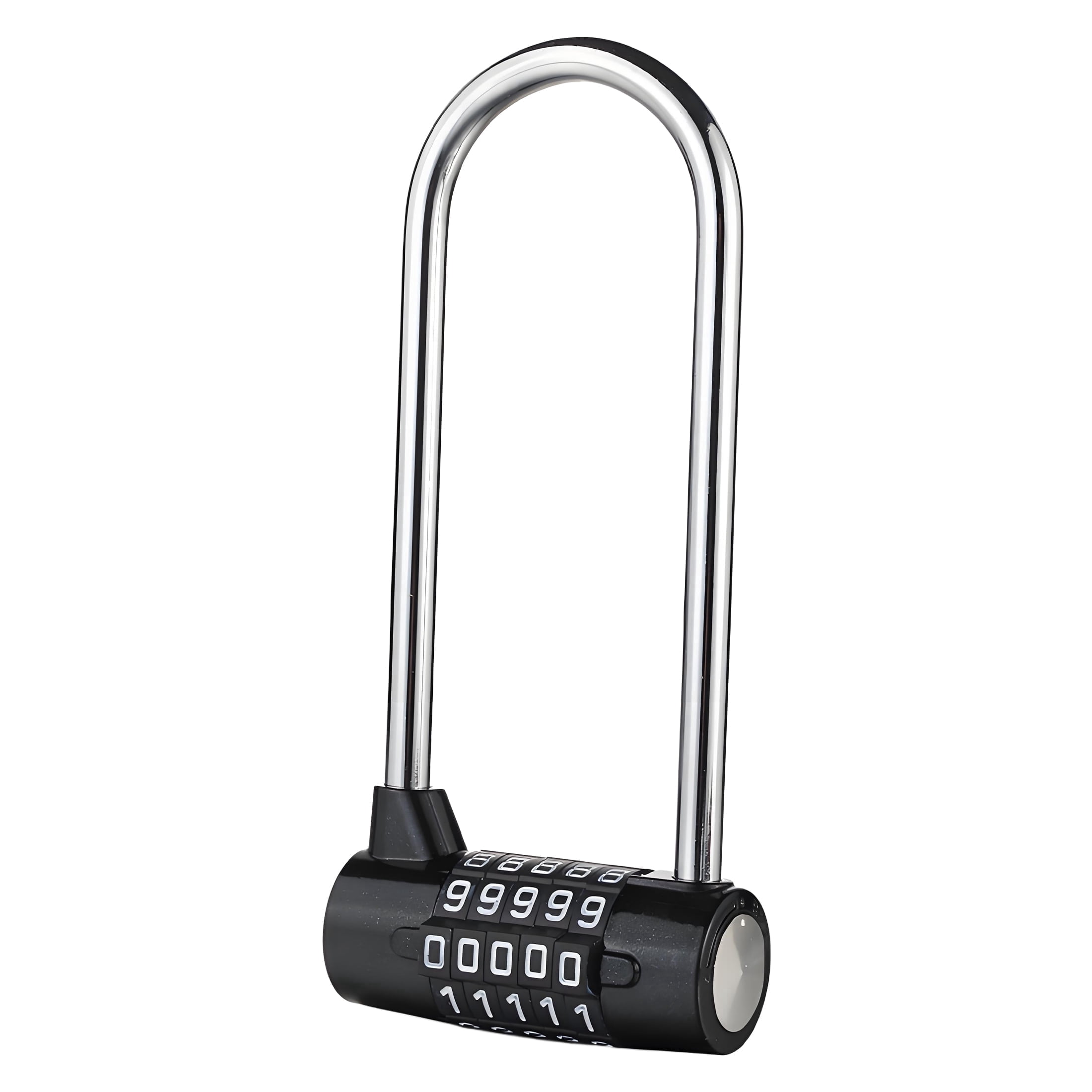 ZHZFKQ Bike Lock，Five-Digit Password Resettable Combination Lock,U Lock ...
