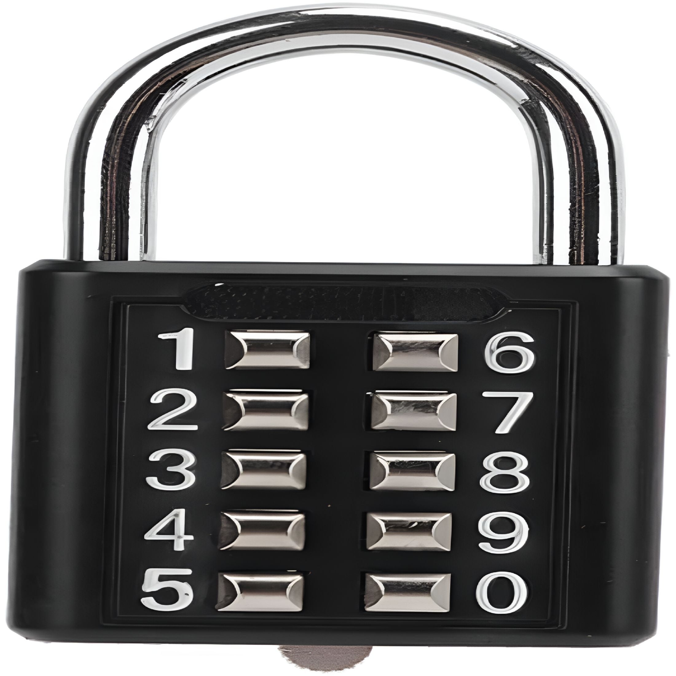 TALENO Waterproof 10 Digit Push Button Combo Padlock - Heavy Duty ...