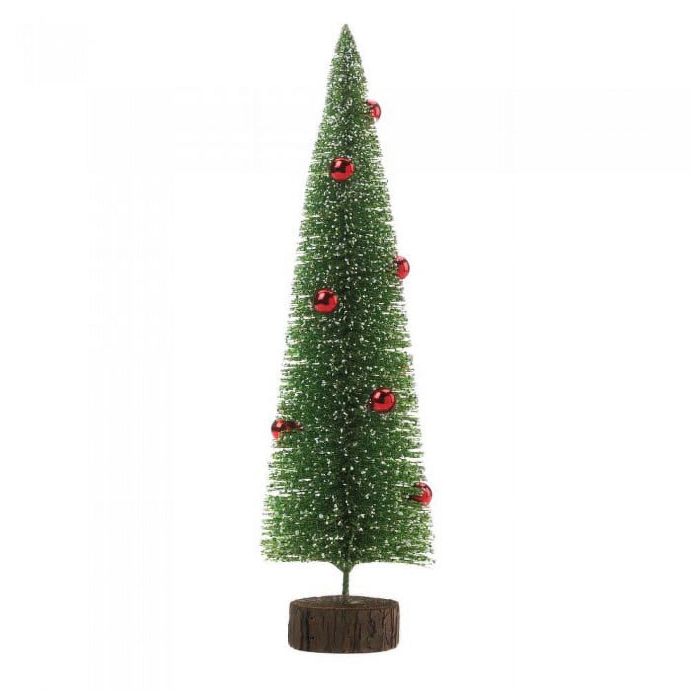Tall Glitter Tree With Ornaments - Walmart.com