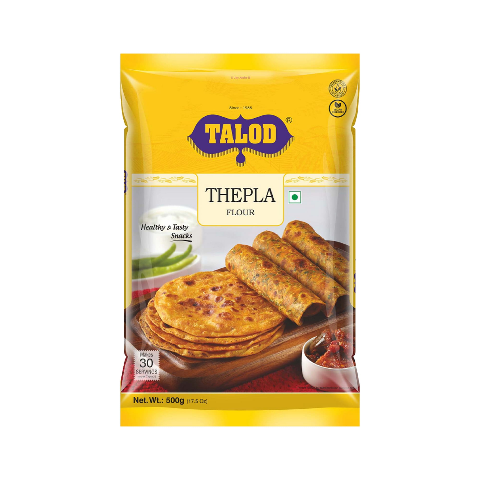 TALOD Thepla Flour - 500 Grams (17.5oz) - Walmart.com