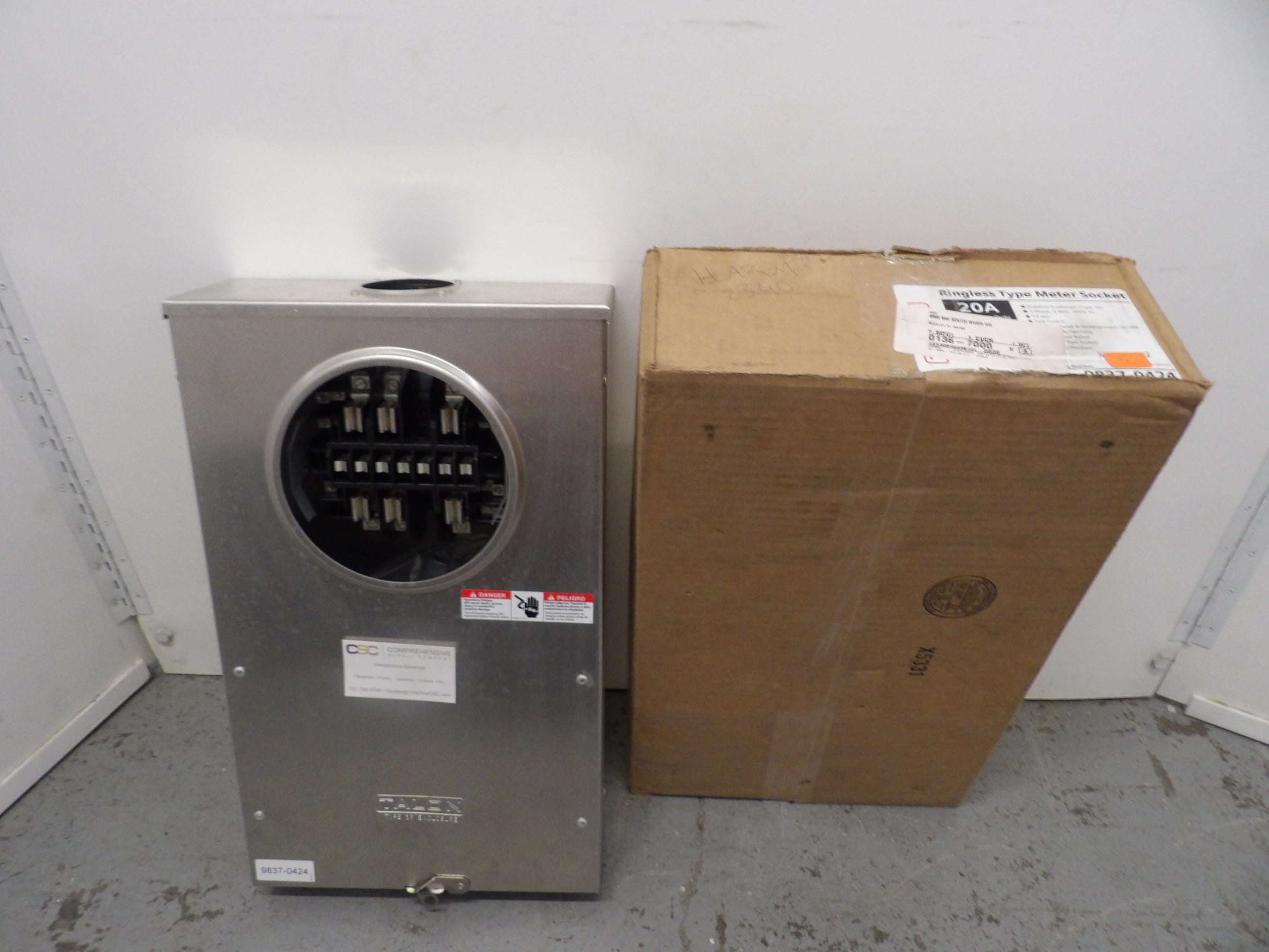 TALON 20A AMP 600V 13 Jaw Overload Protection Meter Sockets with 9 ...