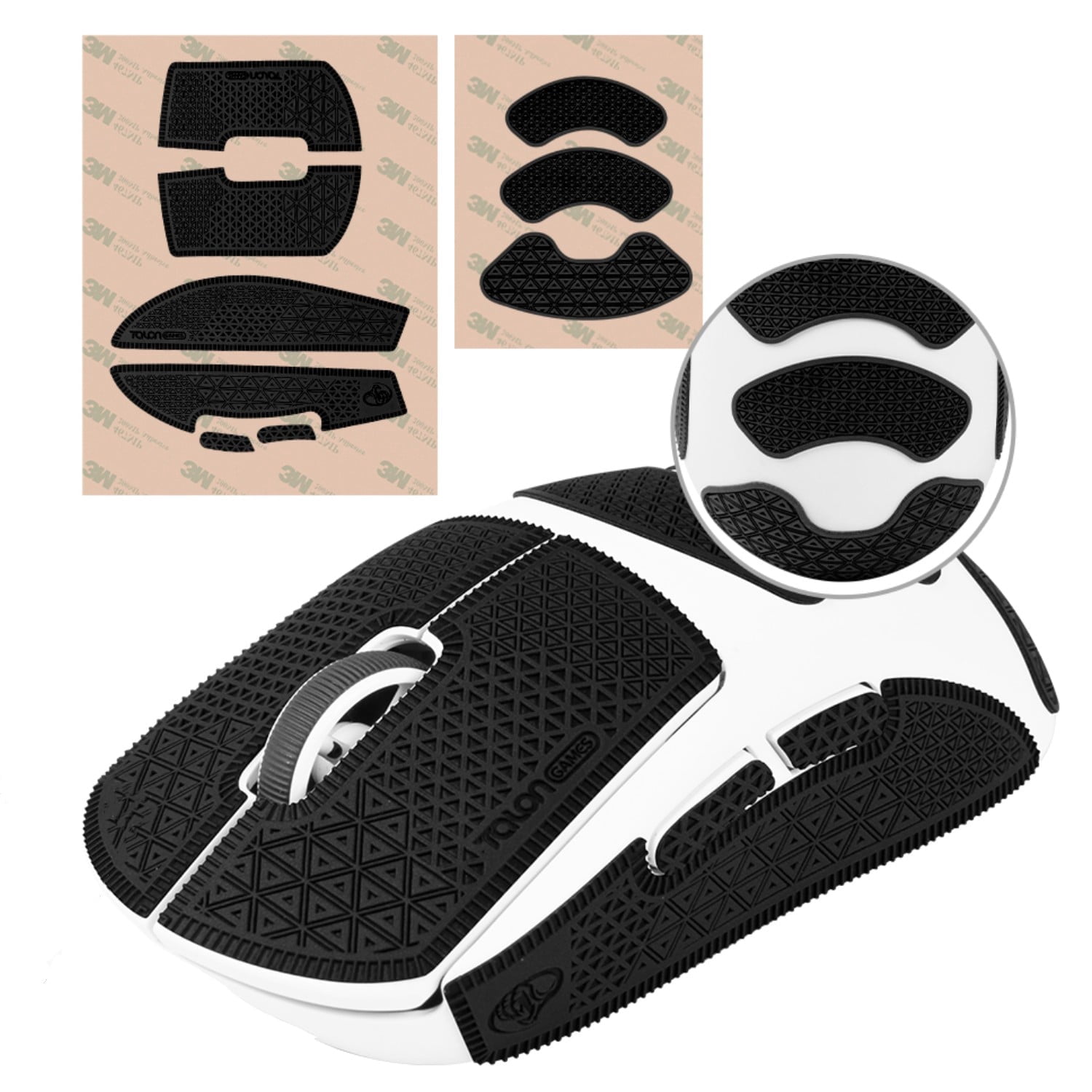 TALONGAMES Anti-Slip Grip Tape for Logitech G PRO X Superlight, GPX2 ...