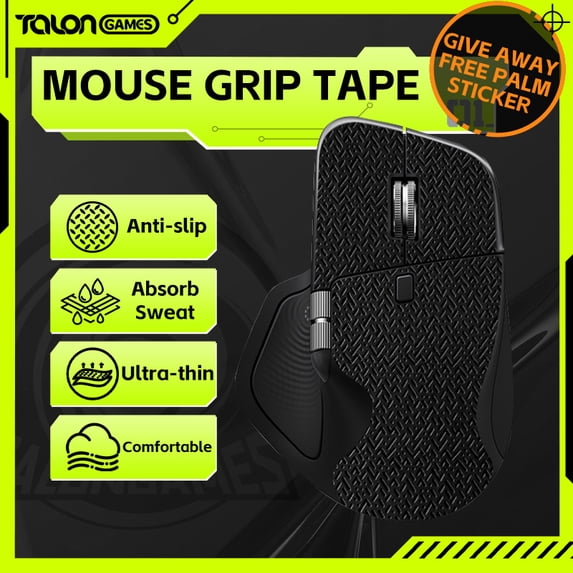 TALONGAMES For Logitech MX MASTER 4 Grip Tape - Lizard Skin Texture ...