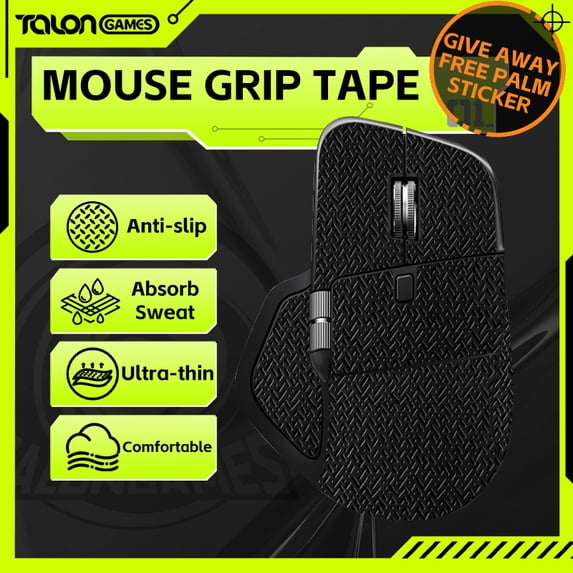 TALONGAMES For Logitech MX MASTER 4 Grip Tape - Lizard Skin Texture ...