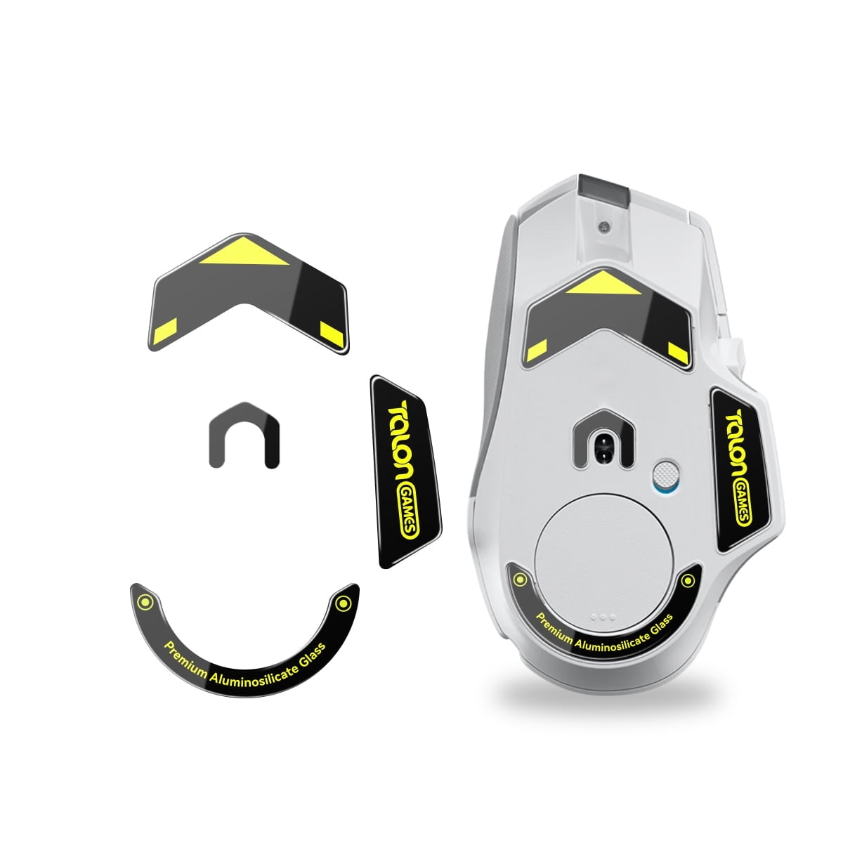 TALONGAMES Glass Mouse Feet Glass Skates For Logitech G502 X Wired ...