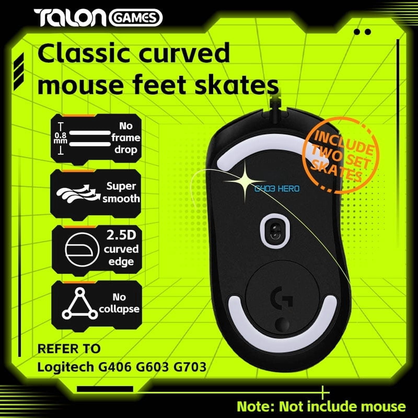 TALONGAMES Mouse Feet Skates For Logitech G403/ G603/ G703 Wireless ...