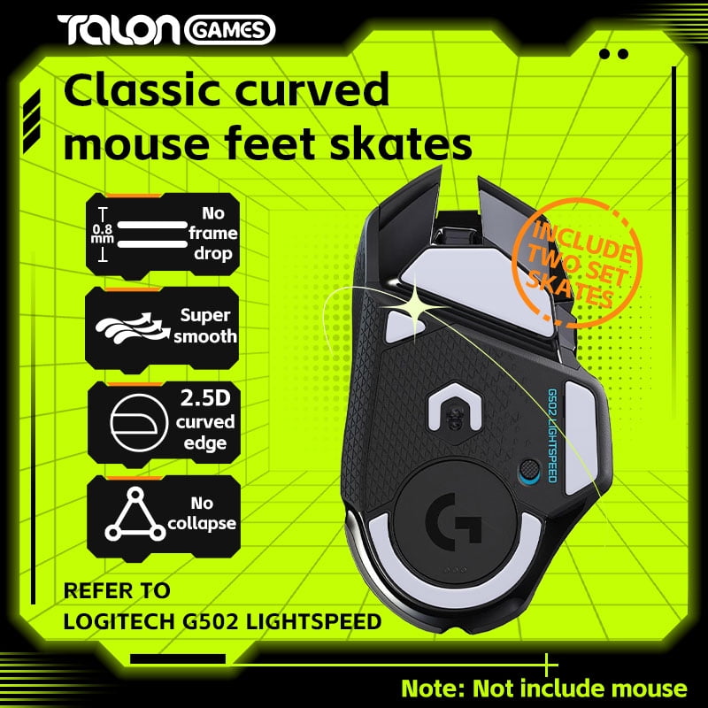 TALONGAMES Mouse Feet Skates For Logitech G502 Wireless Gaming Mouse ...