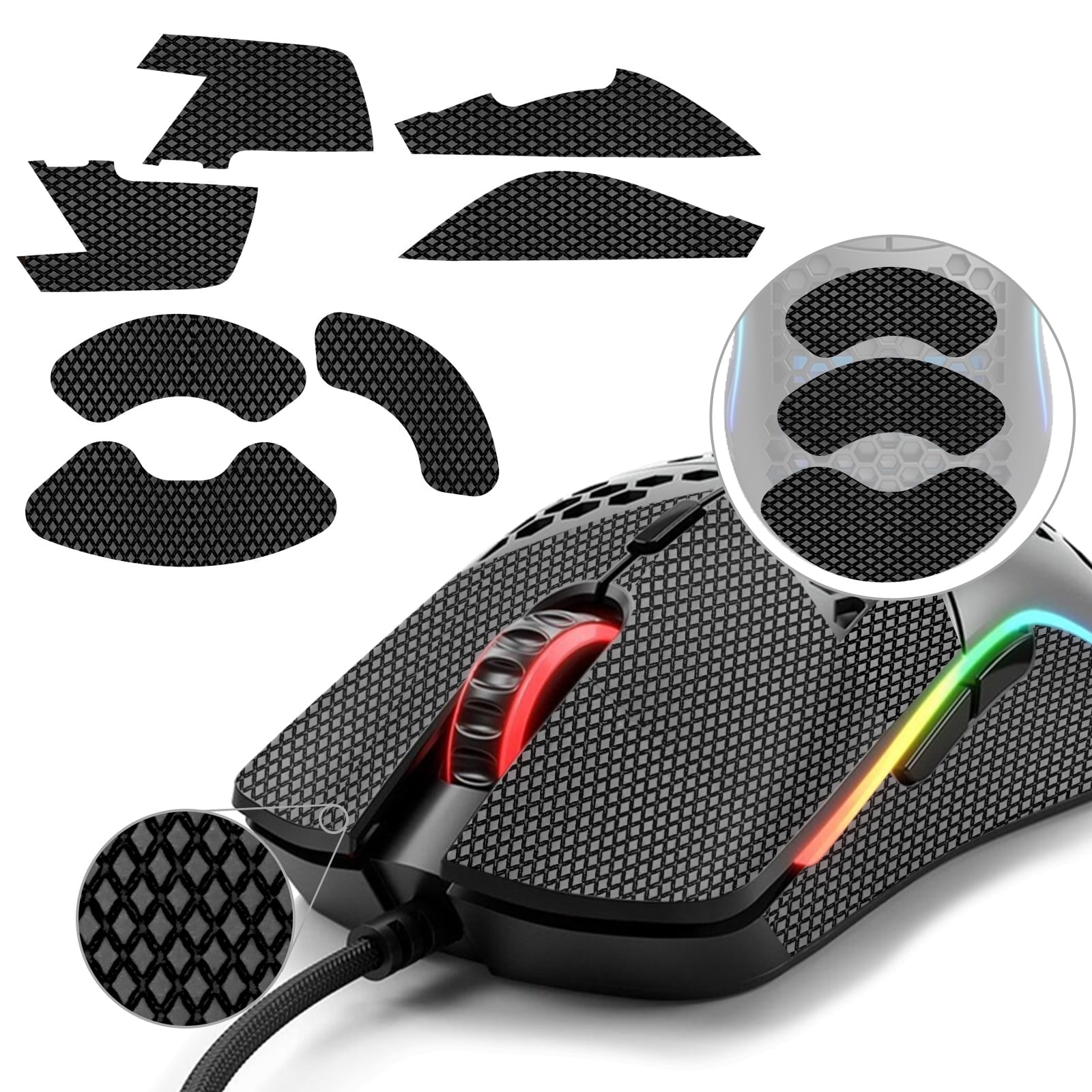 TALONGAMES Mouse Grip Tape for Glorious Model O Wireless, Argyle, 1 ...