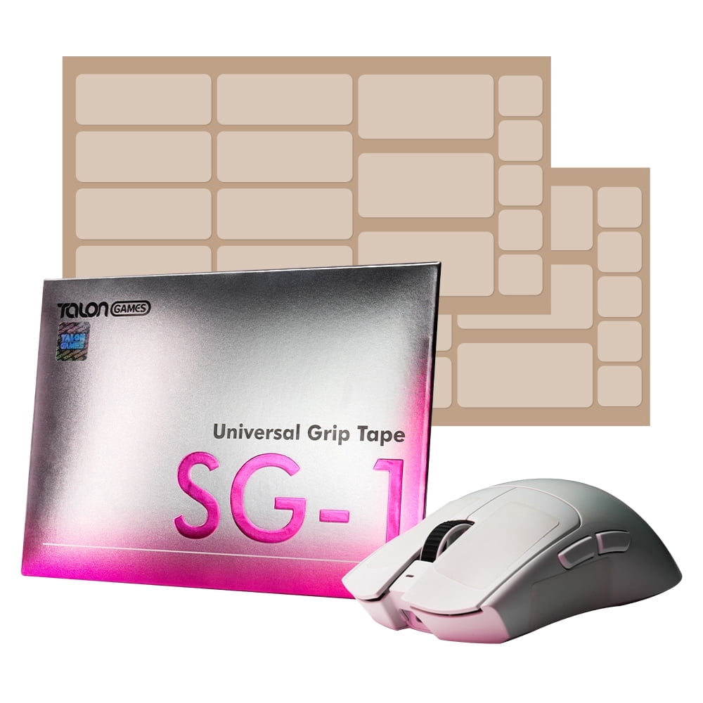 TALONGAMES Universal Clear Grip Tape, Ultra-Thin, SG-1 Series, Silicone ...