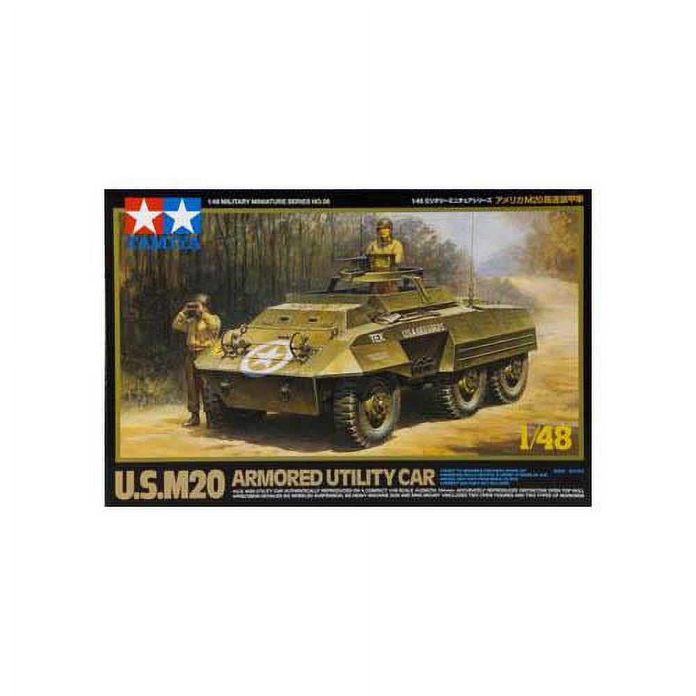 Tamiya 32556 1/48 US M20 Armored Utility Car Plastic Model Kit ...