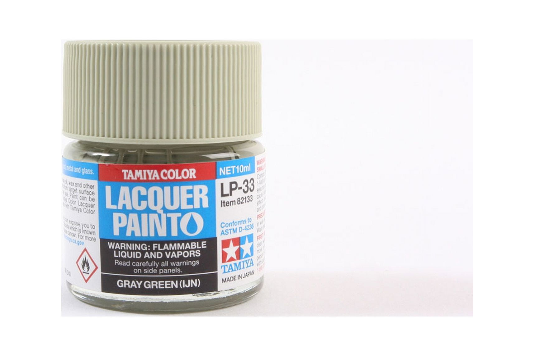 TAM82133 Tamiya Lacquer Paint LP-33 Gray Green (IJN) 10ml (1/3 fl oz ...