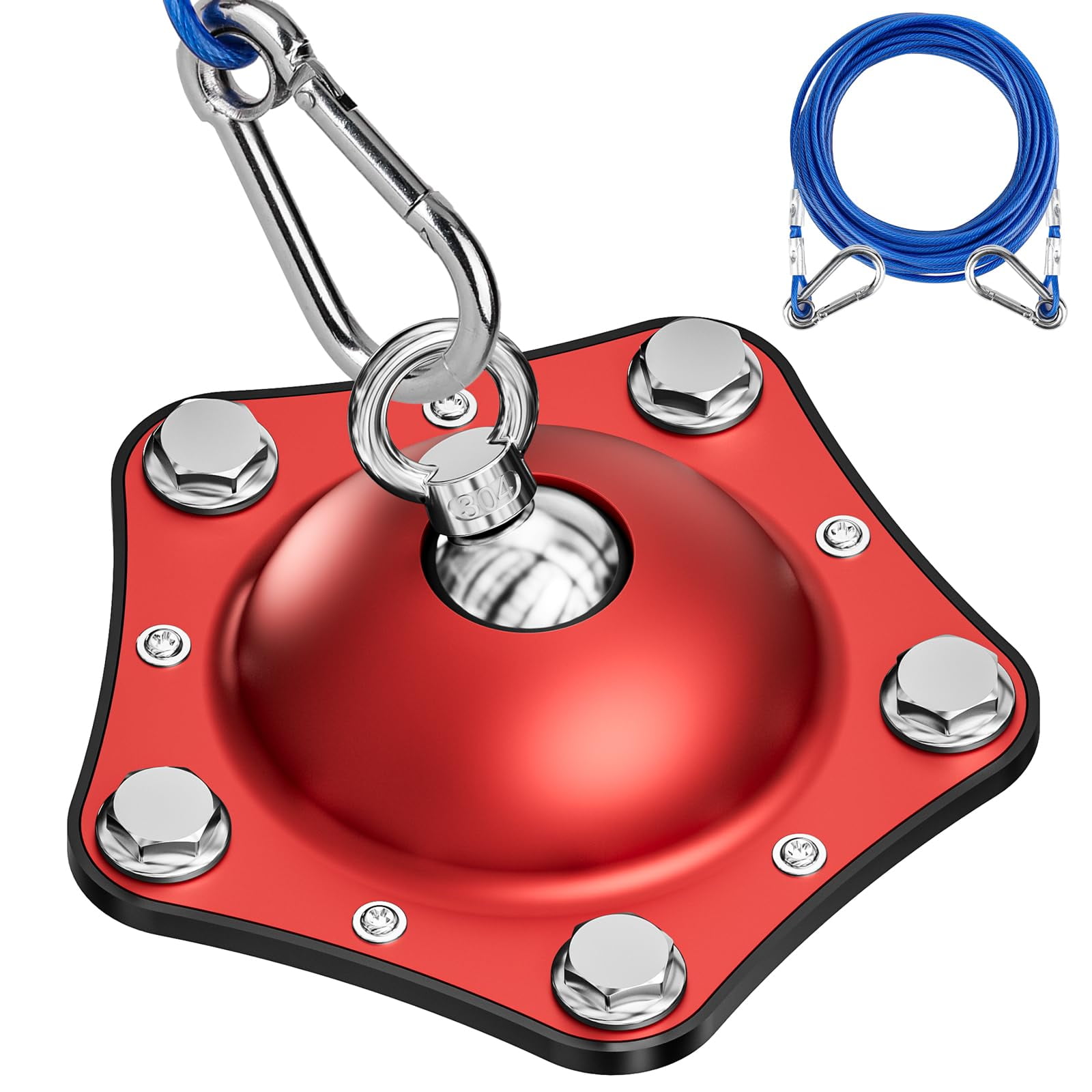 TAMABABY Dog Tie Out DPF11 Cable and Stake, 360°Swivel Dog Anchor, with ...